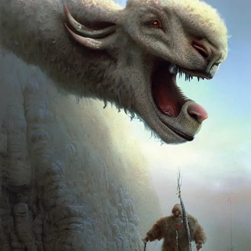 vladimir putin, anthropomorphic sheep chimera putin, | Stable Diffusion