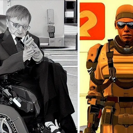 stephen hawking and barrack obama in metal gear solid | Stable ...