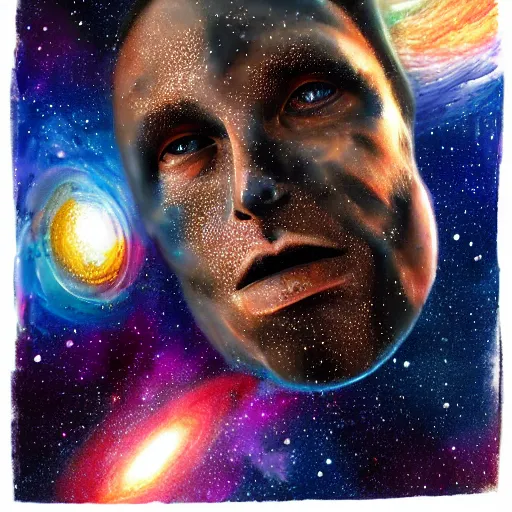 photorealistic man make out of the galaxy | Stable Diffusion | OpenArt