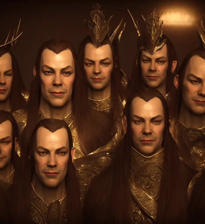 masterpiece portrait of elrond's council, top | Stable Diffusion | OpenArt