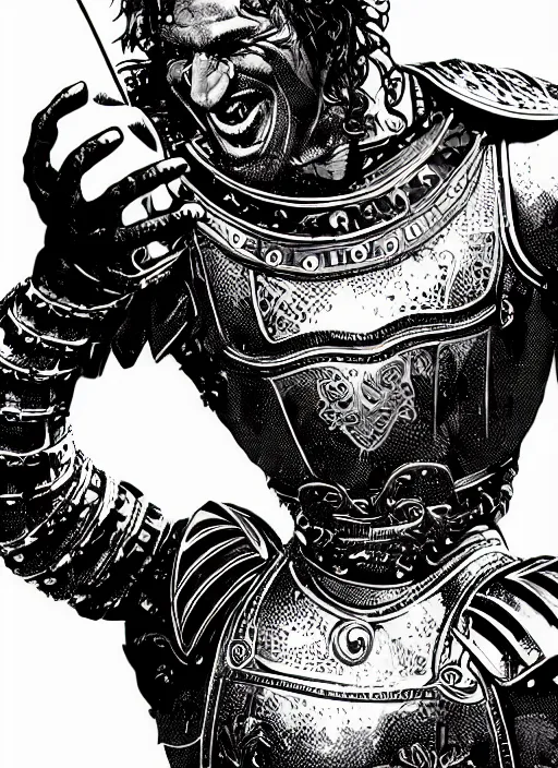 a happy roman gladiator drinking beer. gladiator. | Stable Diffusion ...