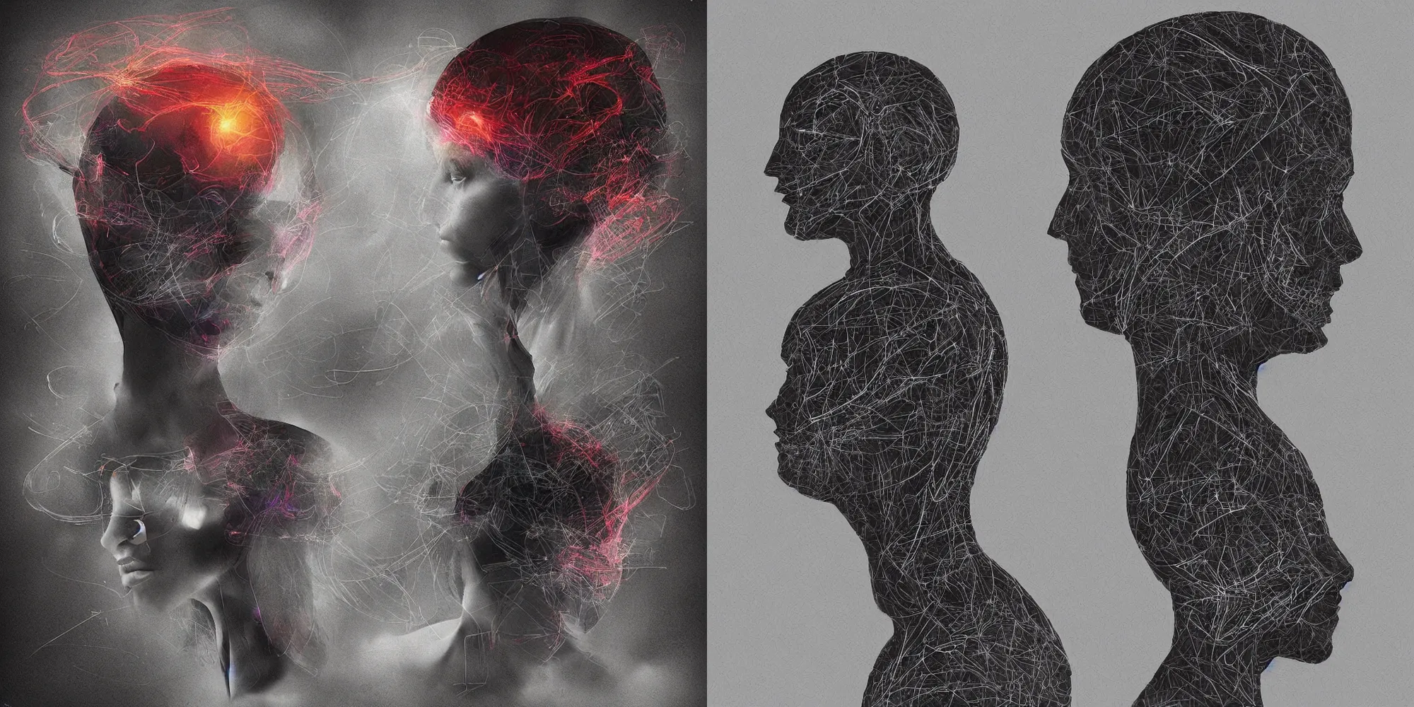 “The person is connected to Common mind, effect of | Stable Diffusion ...