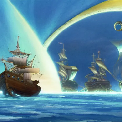 concept art for the ships in treasure planet ( 2 0 0 2 | Stable ...