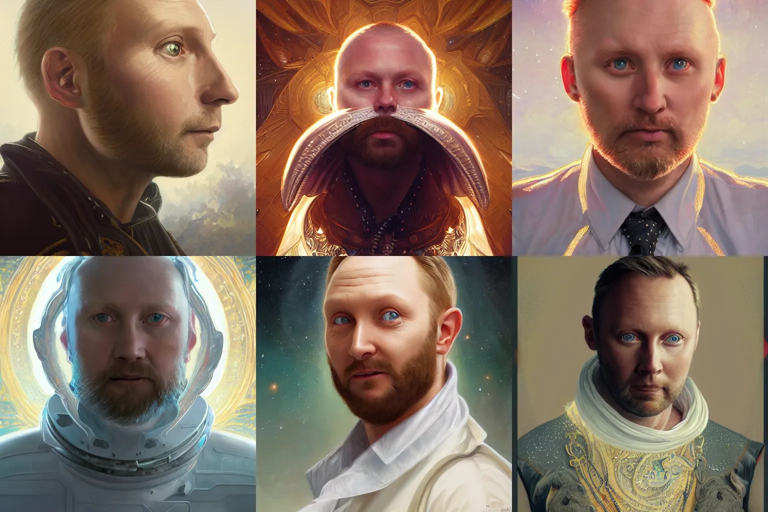 a Portrait of a white man that looks exactly like | Stable Diffusion ...