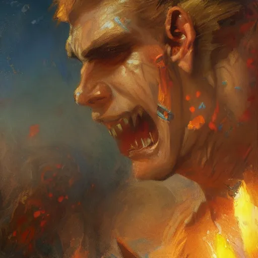 a mad god is tearing up the world, close angle, | Stable Diffusion ...