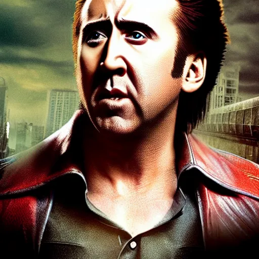 photo realistic, ultra detailed film poster of nicolas | Stable ...