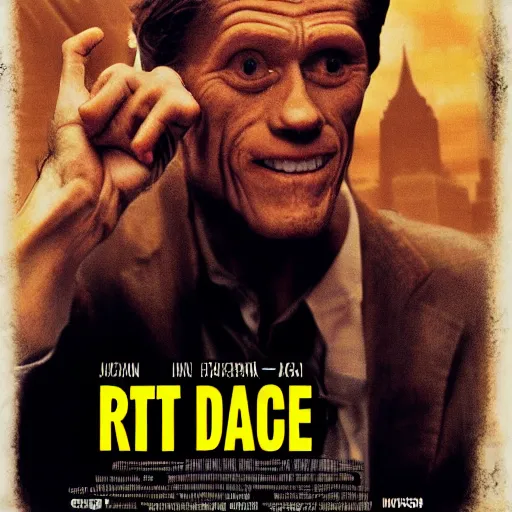 movie poster of rats, the musical starring willem dafoe | Stable ...