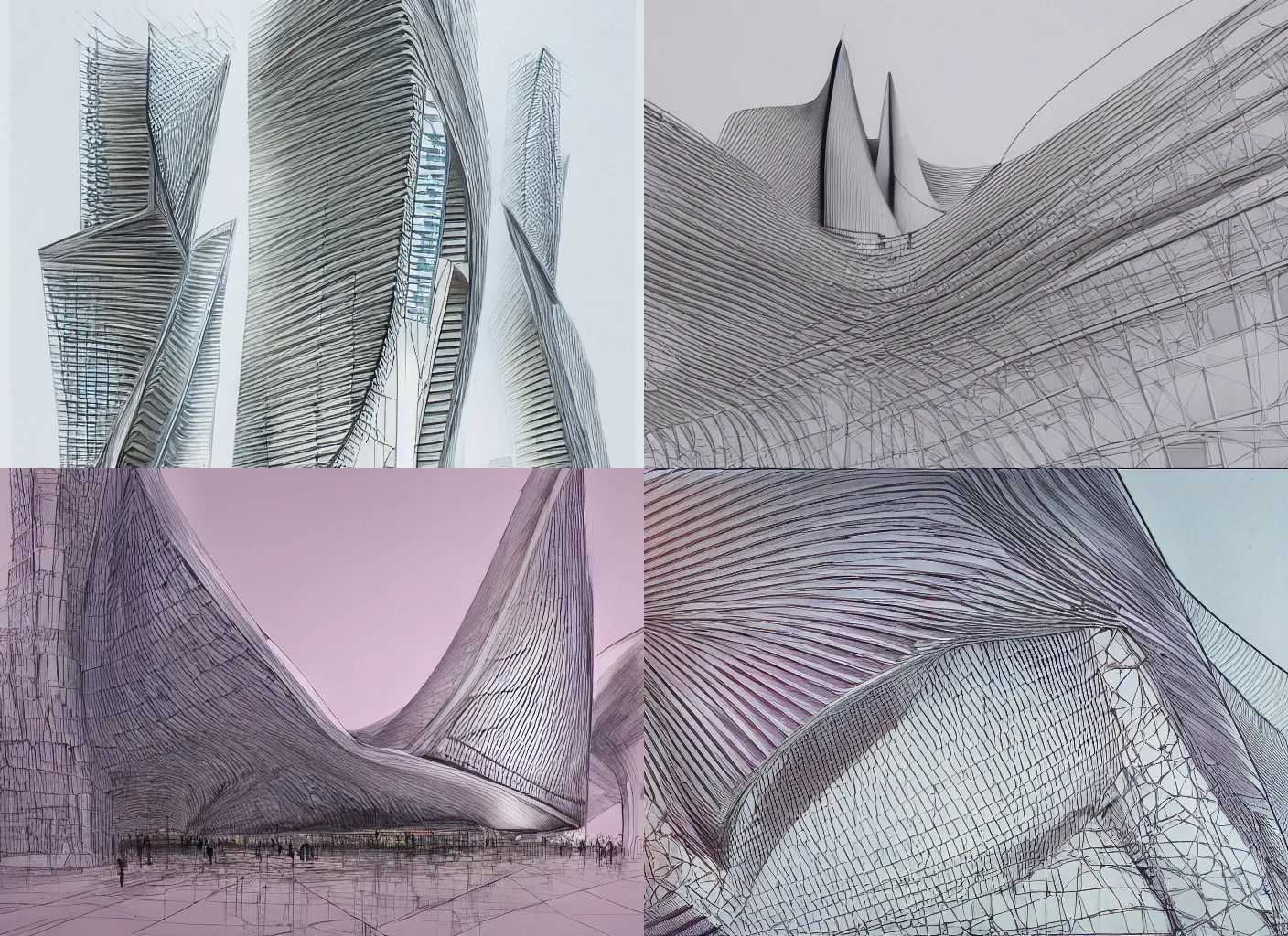 a beautiful architectural render of architecture of | Stable Diffusion ...