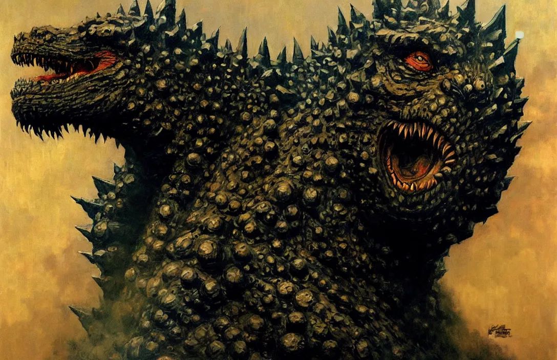 portrait of godzilla!!!!!!!!!!!!!!!!!!!!!!!!!!!, | Stable Diffusion ...
