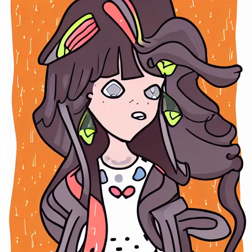 digital illustration of a cute layered character | Stable Diffusion ...