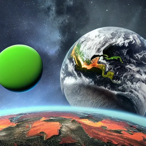 planet earth destroyed by a giant fart | Stable Diffusion | OpenArt