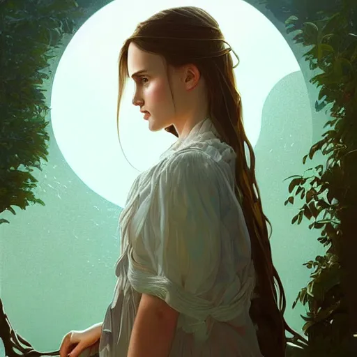 13 Year old Natalie Portman, fantasy, portrait, sharp | Stable Diffusion