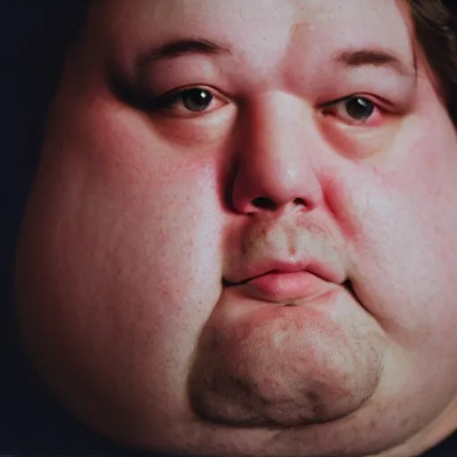A close-up portrait of an extremely fat neckbeard, | Stable Diffusion