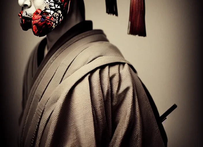 3 5 mm portrait of samurai in training dojo, in the | Stable Diffusion ...