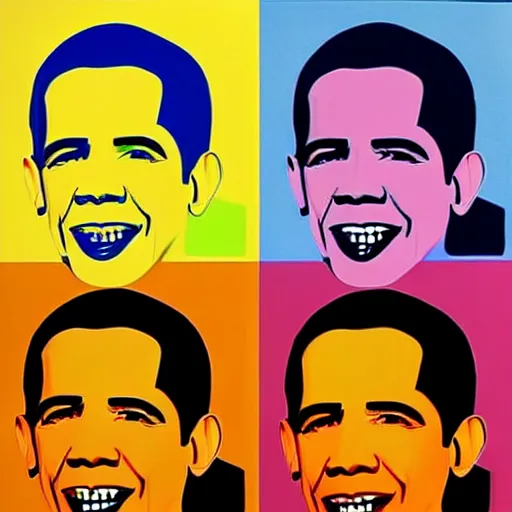 pop art portrait of obama by andy warhol | Stable Diffusion | OpenArt
