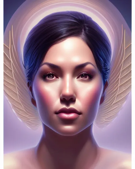 symmetry portrait of jodi arias angel, glam, deco, | Stable Diffusion ...