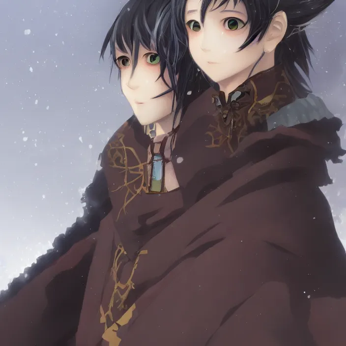 portrait of the mage of tundra, anime fantasy | Stable Diffusion | OpenArt