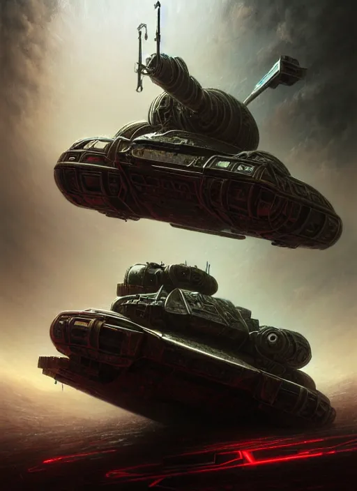 portrait shot of tank cybertronic with red leds in a | Stable Diffusion ...