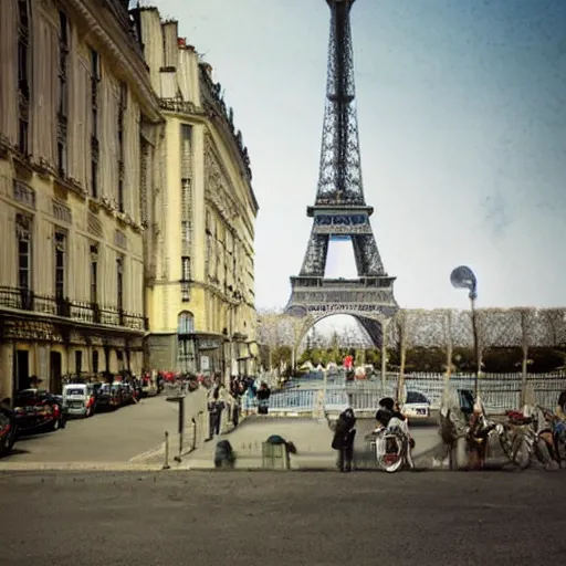 paris in the year 2 0 7 1. realistic, sci - fi, | Stable Diffusion | OpenArt