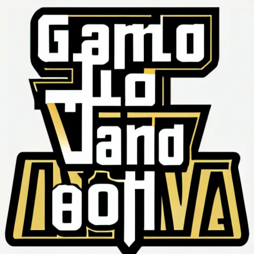 Grand Theft Auto logo, with VI at the bottom | Stable Diffusion | OpenArt