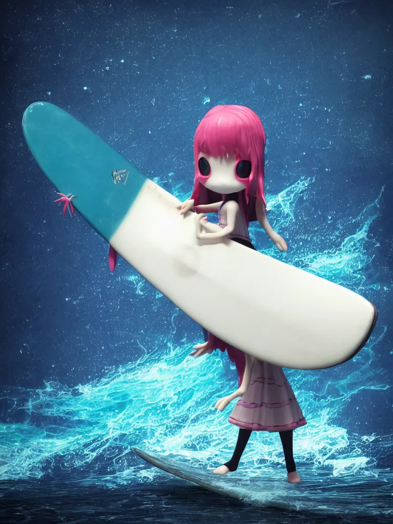 cute fumo plush gothic maiden alien girl riding on a | Stable Diffusion ...