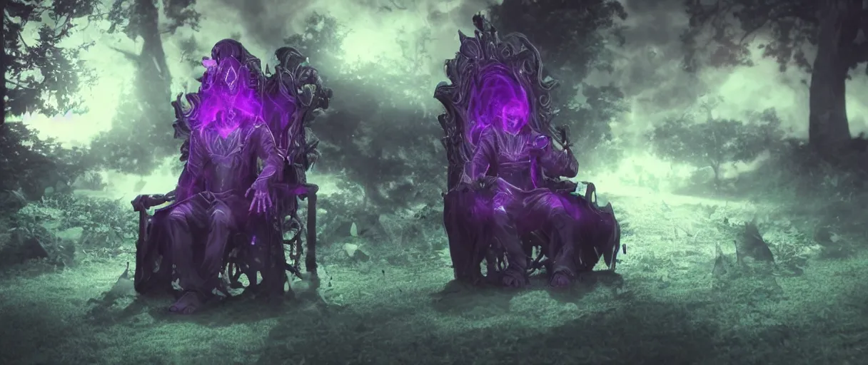a undead mage lord sitting on a big purple insect lord | Stable ...