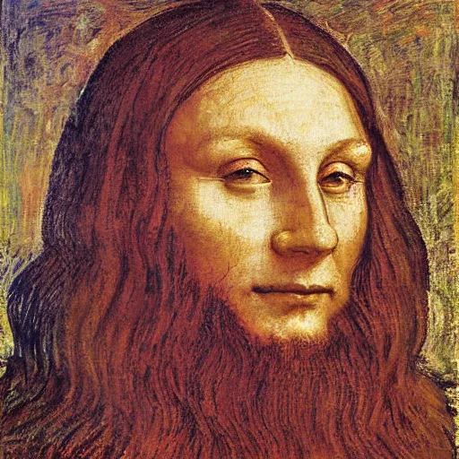 leonardo da Vinci in the style of Monet | Stable Diffusion | OpenArt