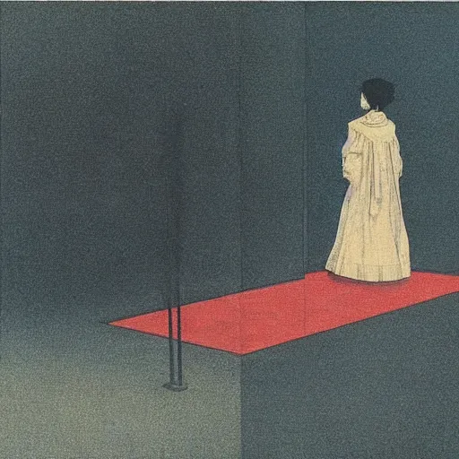 an ominous object floats in an empty room, a highly | Stable Diffusion ...