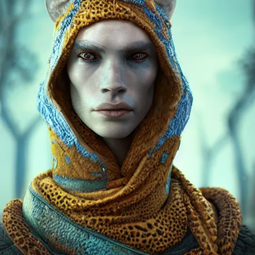 a highly detailed portrait of a humanoid giraffe in a | Stable ...