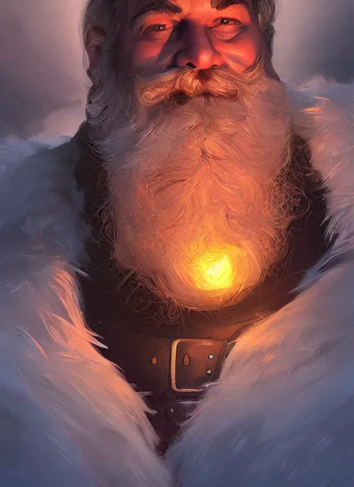 portrait, sympathoc Santa Clause, dramatic lighting, | Stable Diffusion ...
