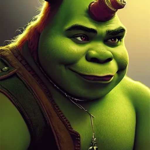 shrek as michael jackson doing the moonwalk, highly | Stable Diffusion