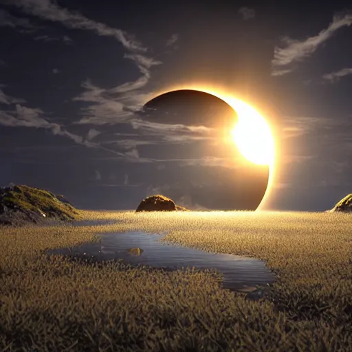 dark solar eclipse, highly detailed, photorealistic | Stable Diffusion | OpenArt