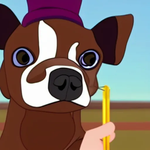 boston terrier dog smoking a marijuana joint, animated | Stable ...
