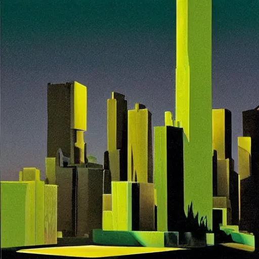 Sculpture. a cityscape in which tall, imposing | Stable Diffusion | OpenArt