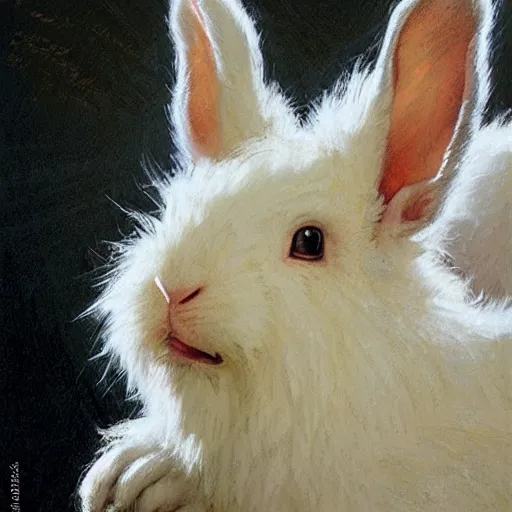 white lionhead dwarf bunny rabbit as a realistic | Stable Diffusion ...