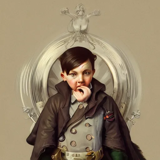 drunk baby hitler, fantasy, intricate, elegant, highly | Stable ...