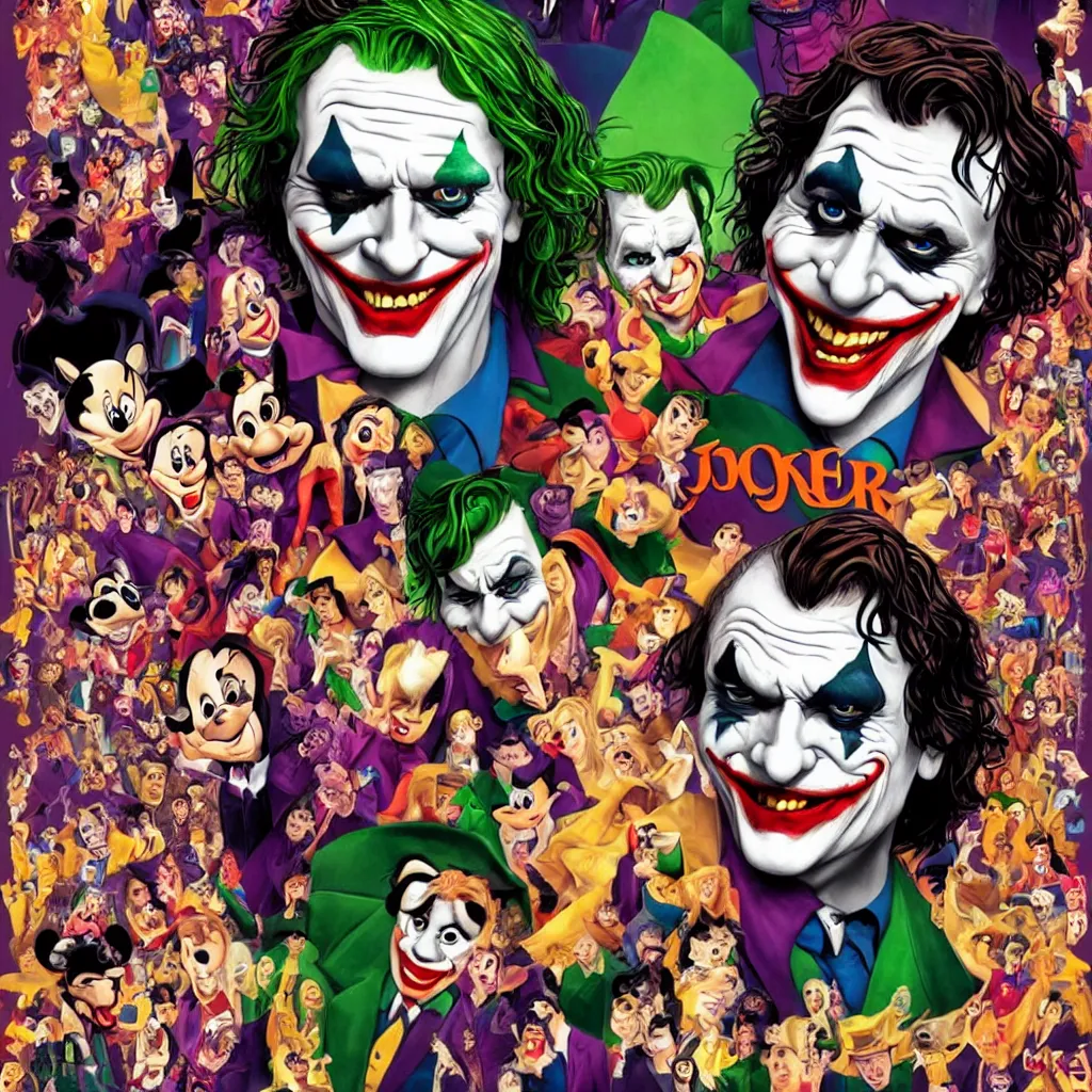 joker, disney movie poster | Stable Diffusion | OpenArt