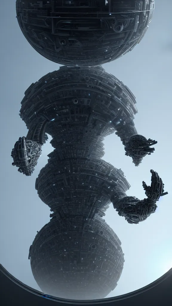 Techno-God is an ancient mechanical gray giant horned | Stable ...