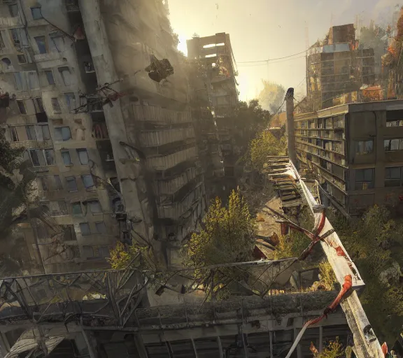 Dying light 3 concept art, new york city, hordes of | Stable Diffusion ...