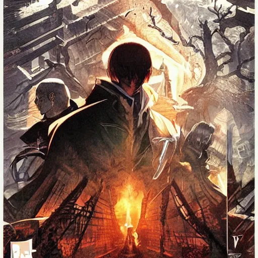 The Sect Occultists, game poster printed on | Stable Diffusion | OpenArt