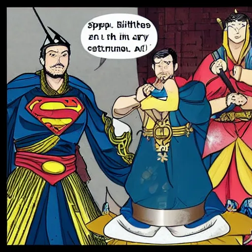 King Arthur having a birthday party with Nobunaga and | Stable ...