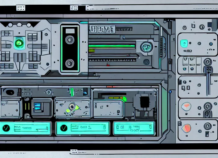 simple cyberpunk graphics user interface ( gui ) | Stable Diffusion ...