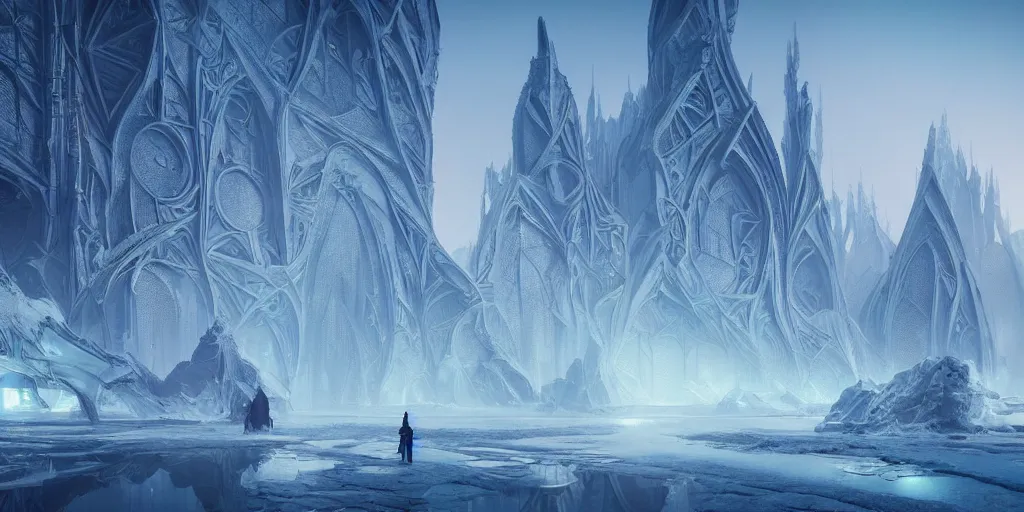 80s futuristic hyperdimensional elven architecture, | Stable Diffusion ...