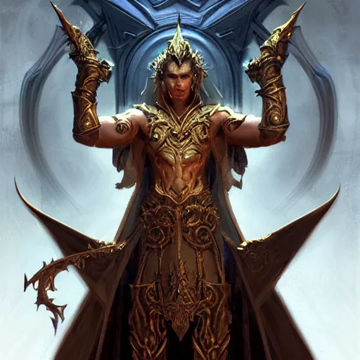 attractive male deity, casting dark magic, summoning | Stable Diffusion ...