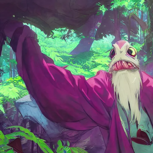 concept art painting of an anthropomorphic anime style | Stable ...