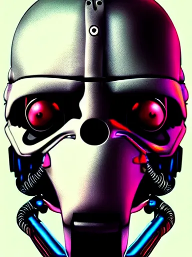 portrait of anthropomorphic sloth cyborg, terminator : | Stable ...