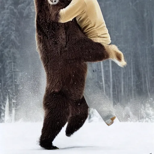 Putin riding a bear, high definition photo for Times | Stable Diffusion ...