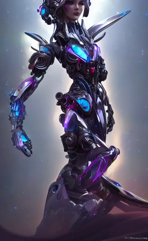 Alluring Elf Princess knight, Futuristic Cyborg | Stable Diffusion ...