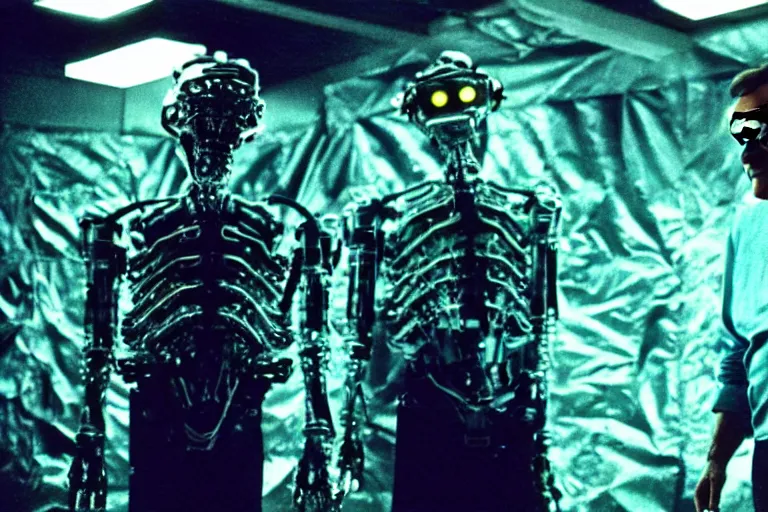 film still of bryan cranston and a cybernetic creature | Stable ...