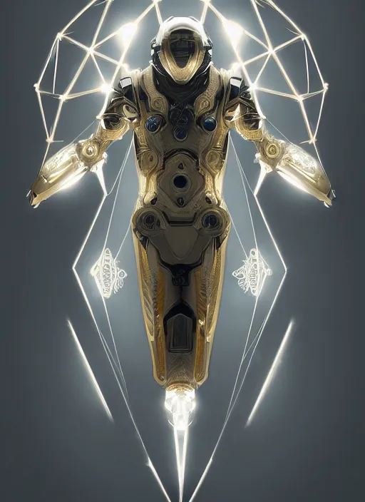symmetry!! white armour, gold secondary, sci - fi, | Stable Diffusion | OpenArt